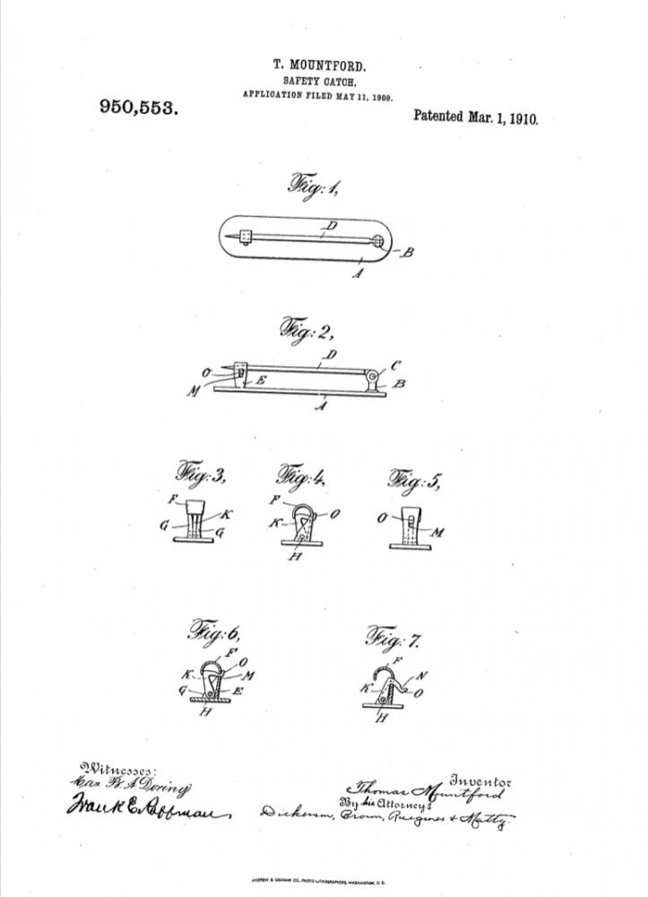 Blancard & Co. / Thomas Mountford - Safety Catch (so-called Tiffany ...