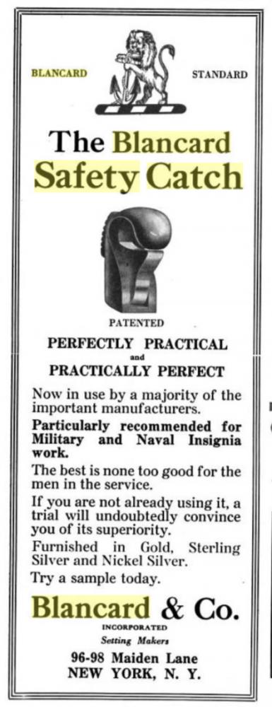 Blancard & Co. / Thomas Mountford - Safety Catch (so-called Tiffany ...