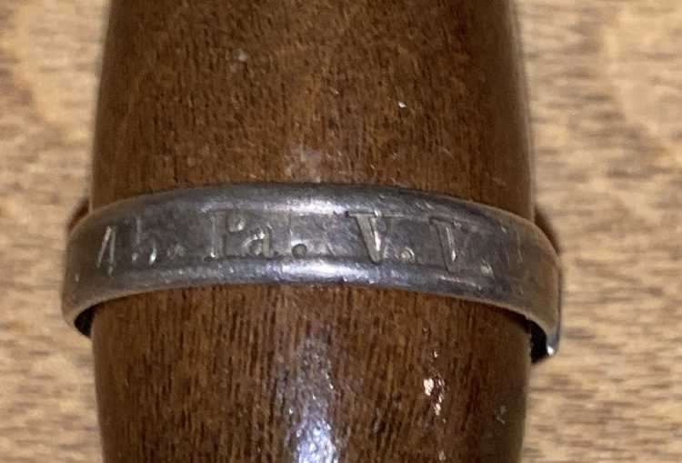 I.D. Ring Joseph Riegel - (1861-1865) AMERICAN CIVIL WAR - The War ...