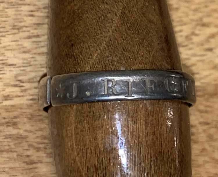 I.D. Ring Joseph Riegel - (1861-1865) AMERICAN CIVIL WAR - The War ...