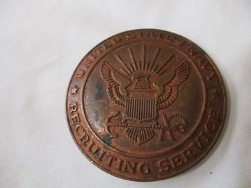 Navy Recruiting Badge - BADGES, AWARDS, DUI, AND COLLAR BRASS - U.S ...