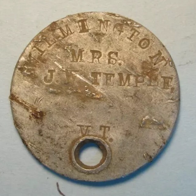 WW1 or a Earlier Tag - IDENTITY ITEMS (DOG TAGS, BRACELETS, ETC) - U.S ...