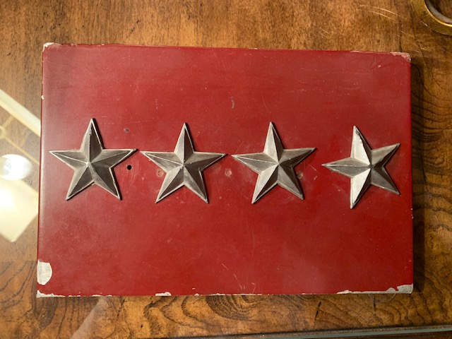Thoughts on this rank plate - MILITARY VEHICLES - U.S. Militaria Forum