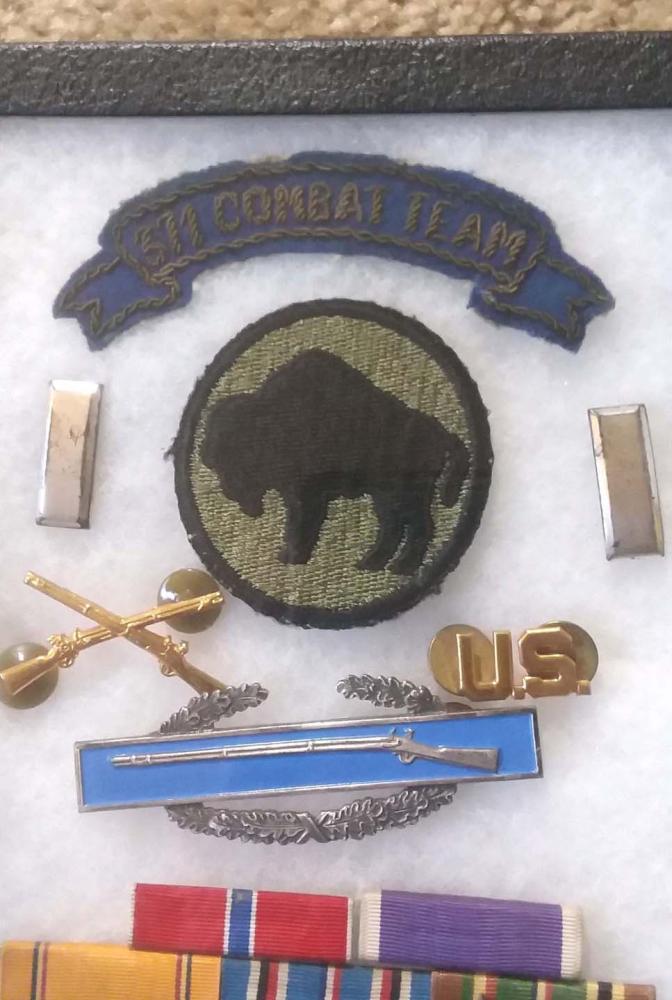 1st Lt, 92nd Inf Div 371st RCT - GROUPINGS PAGE - U.S. Militaria Forum