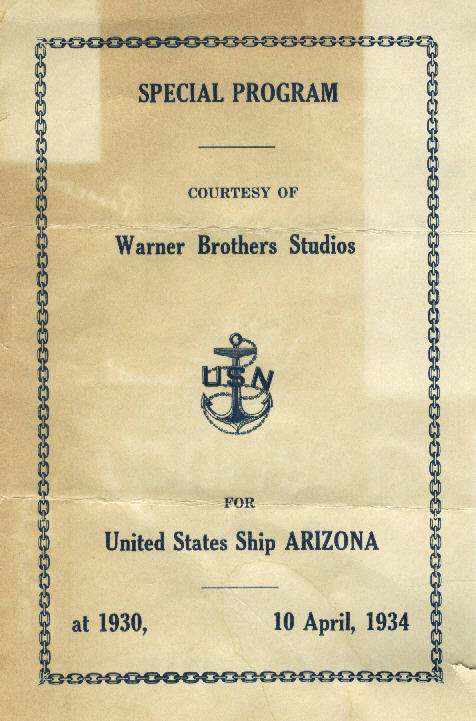 USS Arizona 1934 "Here Comes the Navy" - MILITARY SHIPS AND VESSELS - U ...