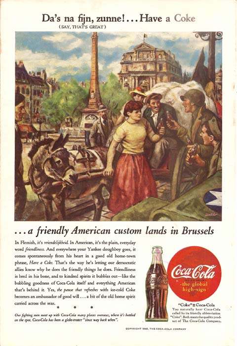 Coca Cola WWII Military Ads - EPHEMERA, PHOTOGRAPHS & MILITARY ARTWORK ...