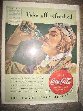 Coca Cola WWII Military Ads - EPHEMERA, PHOTOGRAPHS & MILITARY ARTWORK ...