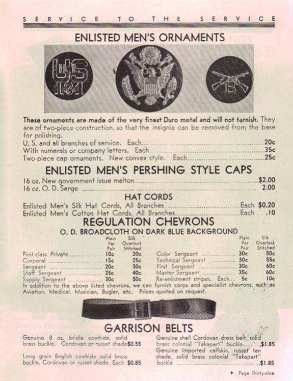 1933 Chicago (Illinois) Military Stores (Catalogue) - Page 2 - EPHEMERA ...