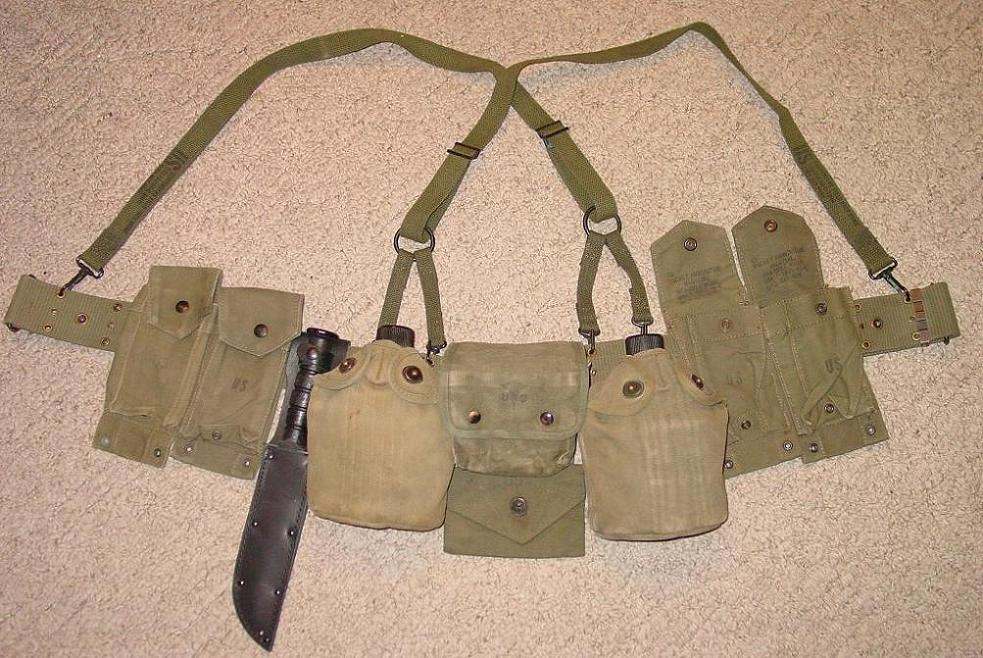 USMC Vietnam M61 rig. - FIELD & PERSONAL GEAR SECTION - U.S. Militaria ...