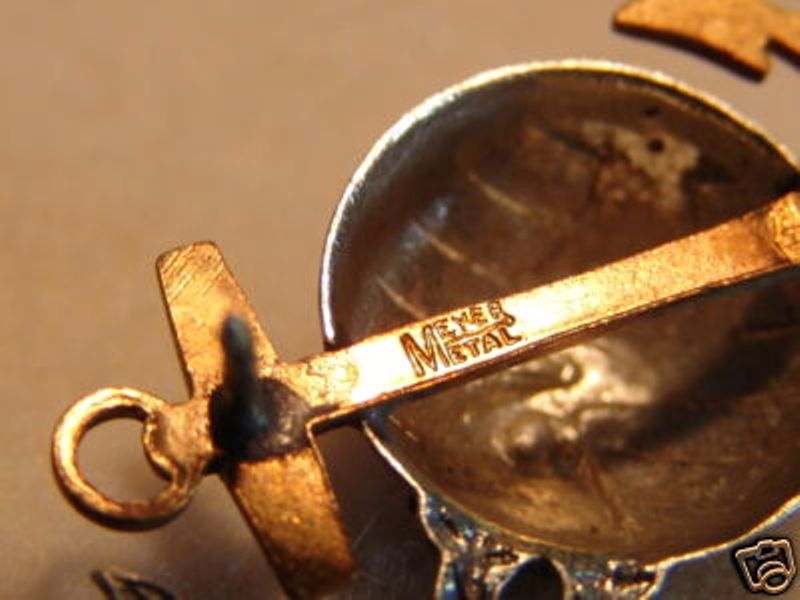 1920s era USMC Officer's Dress Blues EGA with Meyers Metal hallmarks ...