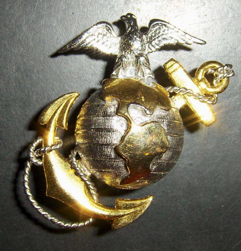 1920s era USMC Officer's Dress Blues EGA with Meyers Metal hallmarks ...