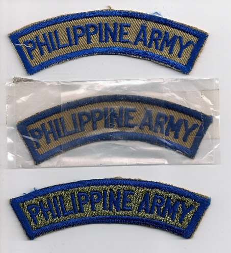 WW2 PHILIPPINE ARMY TAB - ARMY AND USAAF - U.S. Militaria Forum