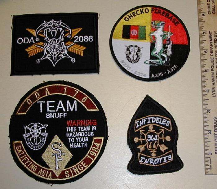 USSF Afganistan ODA Patches - ARMY AND USAAF - U.S. Militaria Forum