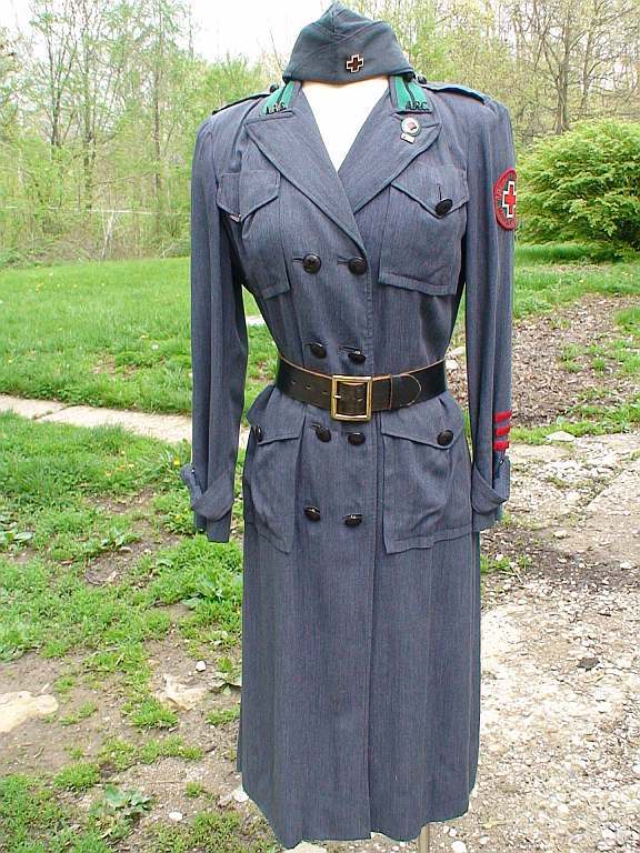 WWII American Red Cross Motor Corps Uniform - WOMEN'S SERVICES - U.S ...