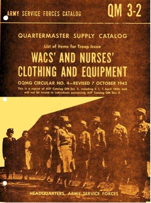 7 October 1943 - "Quartermaster Supply Catalog" - WOMEN'S SERVICES - U ...