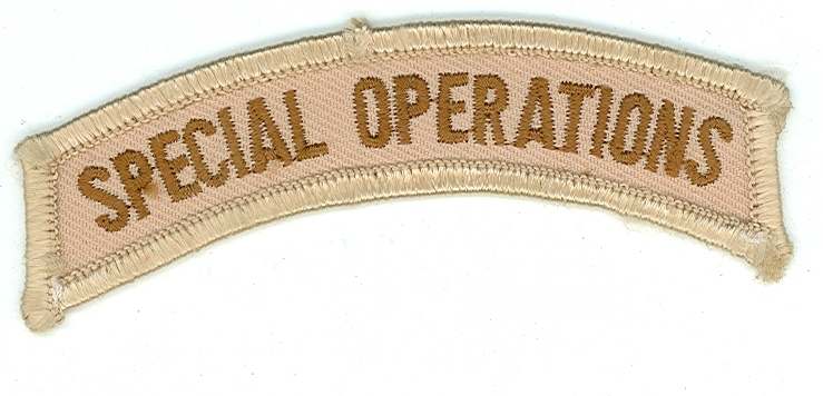 DCU SPECIAL OPERATIONS TAB - ARMY AND USAAF - U.S. Militaria Forum