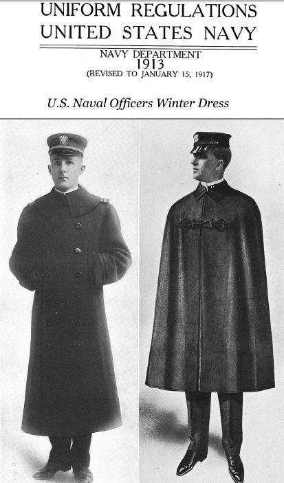 Naval Officer wearing a cape - UNIFORMS - U.S. Militaria Forum