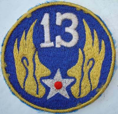 Era ? for USAF 13th Air Force patch - AIR FORCE (USAAF IS WITH ARMY ...
