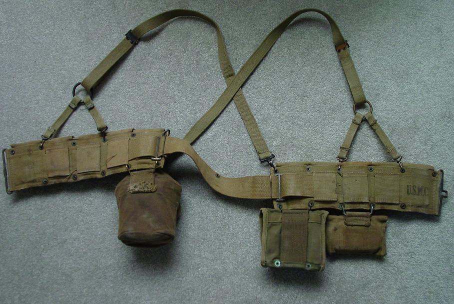 WW2 USMC Web Set.. - FIELD & PERSONAL GEAR SECTION - U.S. Militaria Forum