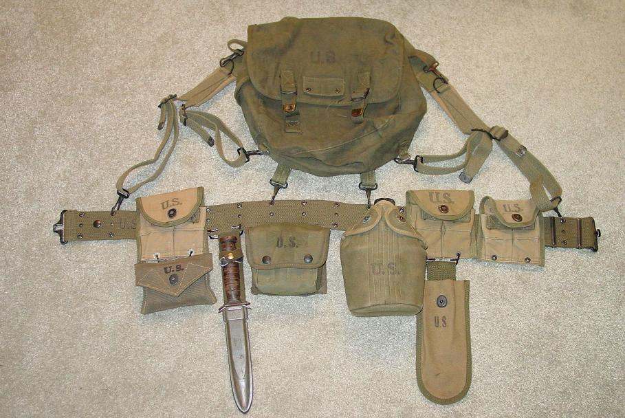 A couple of Carbine web sets - FIELD & PERSONAL GEAR SECTION - U.S ...
