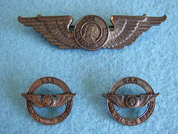 CAA War Training Service Group - WING BADGES - U.S. Militaria Forum