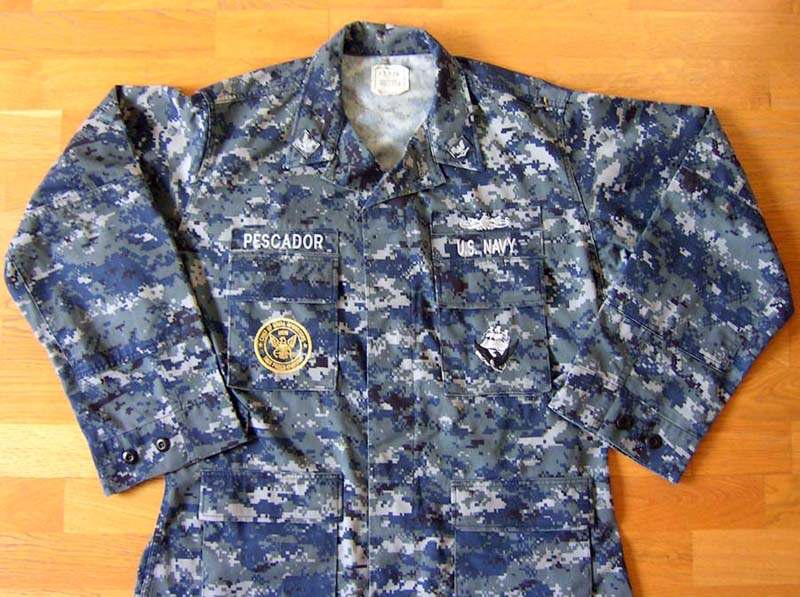 Navy Working Uniform Trial patterns - CAMOUFLAGE UNIFORMS - U.S ...