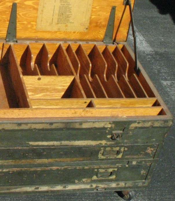 Help Id'ing Possible WWII 2 Drawer Equipment Chest - FIELD & PERSONAL ...