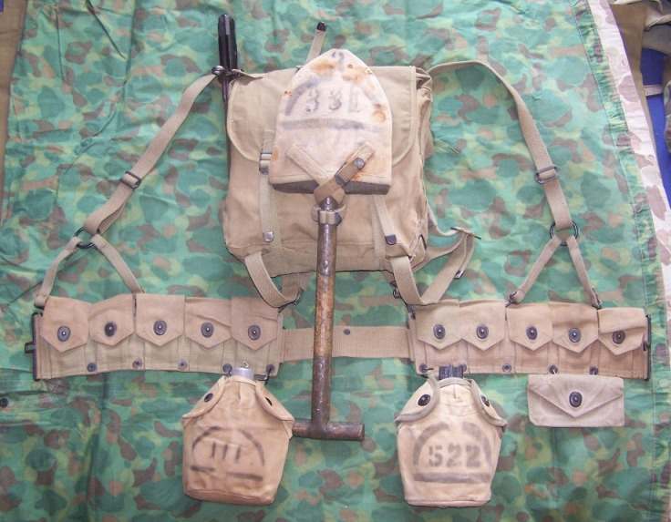 WWII USMC Gear Setups - Page 2 - FIELD & PERSONAL GEAR SECTION - U.S ...