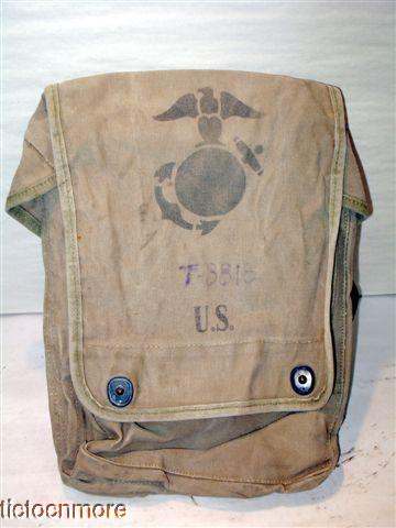 Stenciled USMC Map Case - FIELD & PERSONAL GEAR SECTION - U.S ...