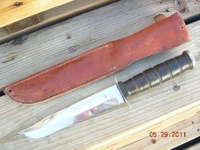 Chrome USMC 1219c2 knife Camillus, NY, USMC - EDGED WEAPONS - U.S ...