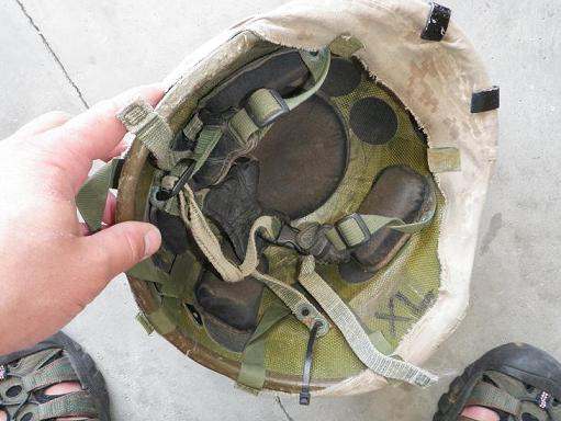 Salty USMC MICH helmet with accessories - MODERN COMPOSITE HELMETS - U ...