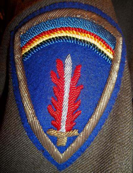 Bullion SHAEF Patches Silver and Gold Border Variations - ARMY AND ...