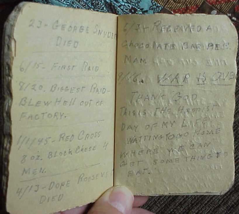 WWII Hand Made POW DIARY JAPAN - Submarine Vet USS GRENADIER SS-210 ...