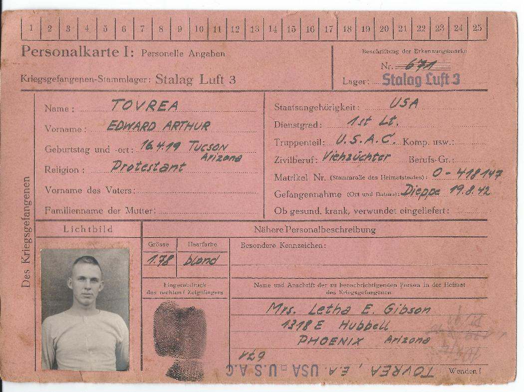 WWII GERMAN POW DOGTAGS ISSUED TO AMERICANS - Page 5 - PRISONERS OF WAR ...