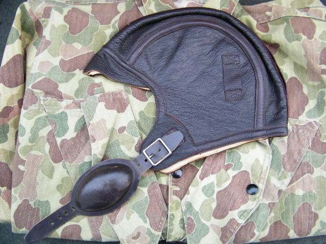 ww2 marine pilot leather skull cap - UNIFORMS - U.S. Militaria Forum