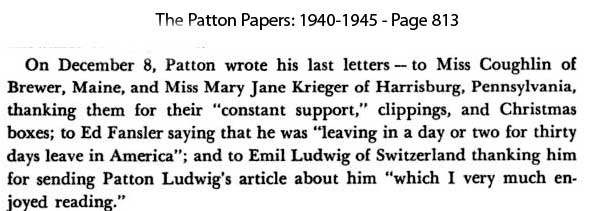 8 letters signed by Patton in WWII scrapbook - EPHEMERA, PHOTOGRAPHS ...