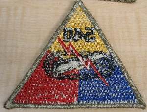 question about an armor triangle patch - ARMY AND USAAF - U.S ...