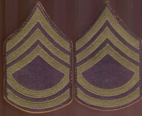 1951-1957 Pin On Cloth Chevrons - ARMY (INCLUDING USAAC/AAF) - U.S ...