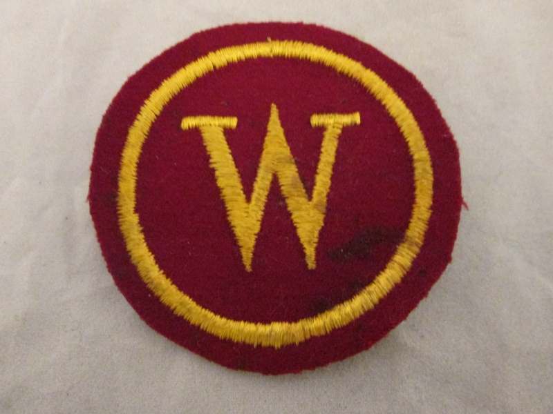 Help Identify This Shoulder Patch - Letter W? - ARMY AND USAAF - U.S ...