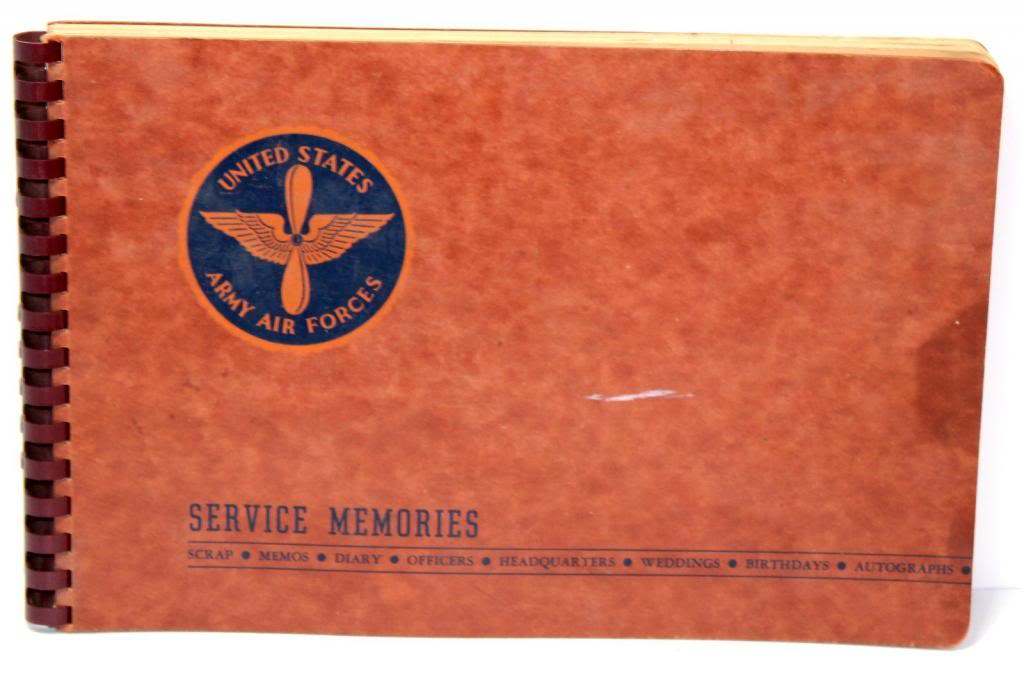 Picked Up an Army Air Corps Officer's Scrapbook - EPHEMERA, PHOTOGRAPHS ...