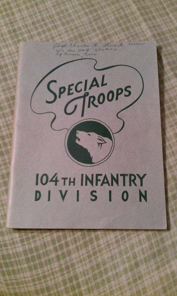 Special Troops-104th Infantry Division - EPHEMERA, PHOTOGRAPHS ...