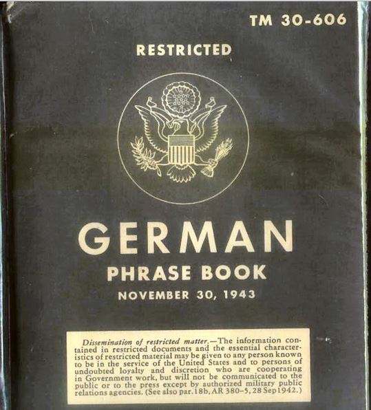WWII LANGUAGE MANUALS - EPHEMERA, PHOTOGRAPHS & MILITARY ARTWORK - U.S ...