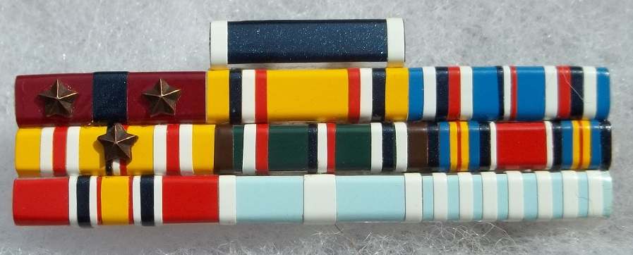 Unique Lucite Miniature USMC Custom Ribbon Bar - MEDALS & DECORATIONS ...