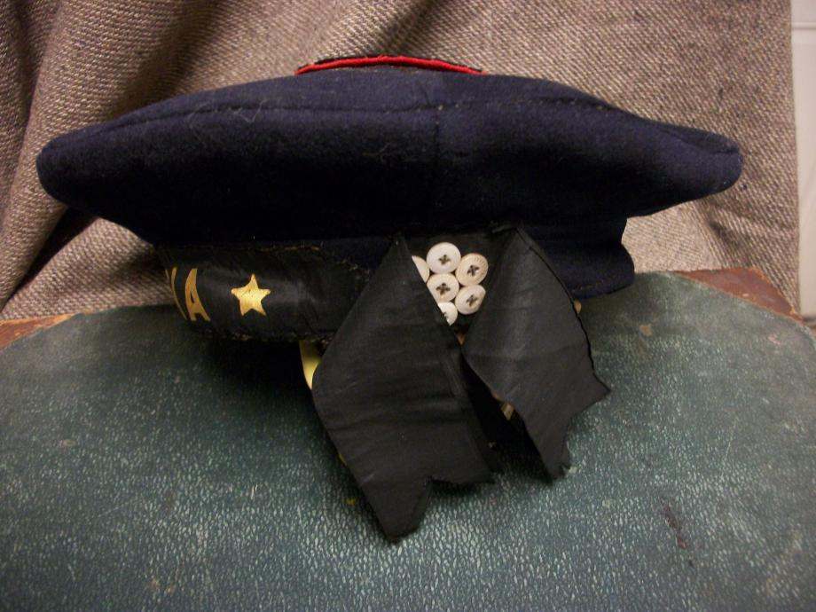 1870-80's U.S. Navy Cap U.S.S. Alaska - NAVAL & SEA SERVICE UNIFORMS ...