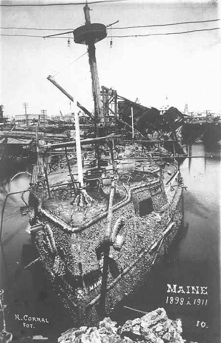 U.S.S. Maine - 1898-1912 Wreck Photos - MILITARY SHIPS AND VESSELS - U ...