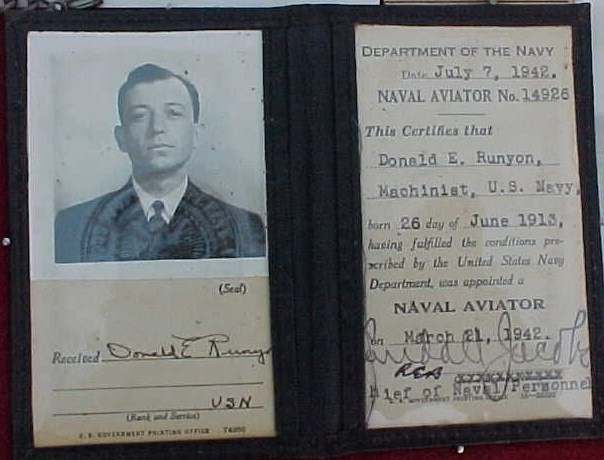 WWI-WWII US NAVAL AVIATOR ID BOOKS and CERTIFICATES - 1917-1944 - WING ...