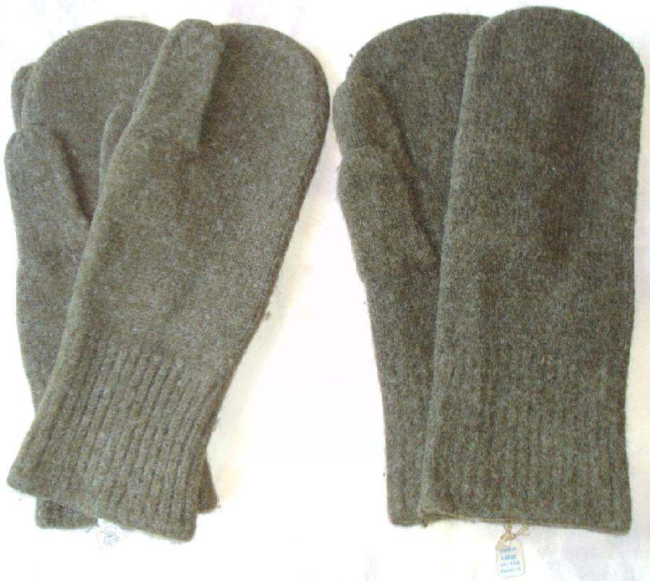 Unissued WW2 Army Mittens and Gloves. Let’s give them a “hand ...