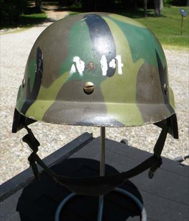 Prototype Kevlar PASGT Helmet - Camouflage finish. - MODERN COMPOSITE ...