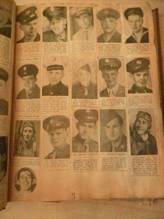 Album of cutout newspaper WW2 announcements - EPHEMERA, PHOTOGRAPHS ...