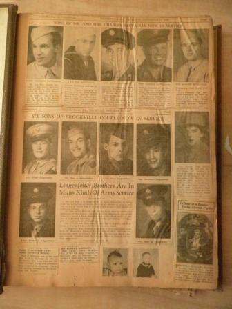 Album of cutout newspaper WW2 announcements - EPHEMERA, PHOTOGRAPHS ...